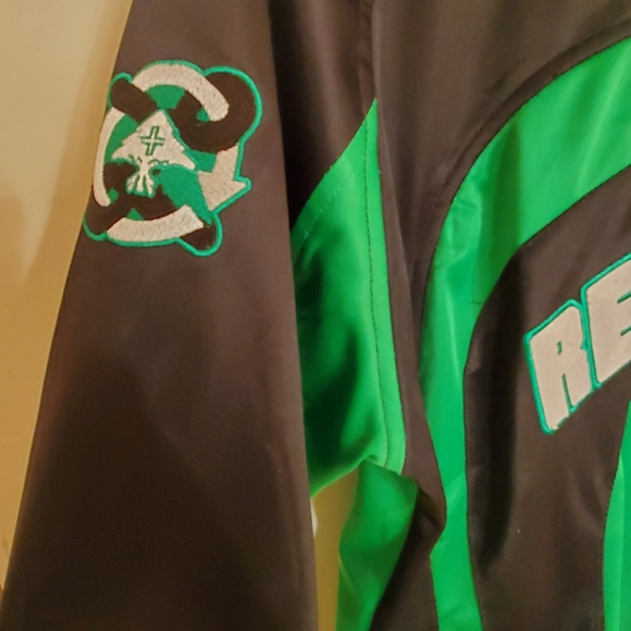 Lrg | Jackets & Coats | Lrg Track Jacket Black And Green | Poshmark